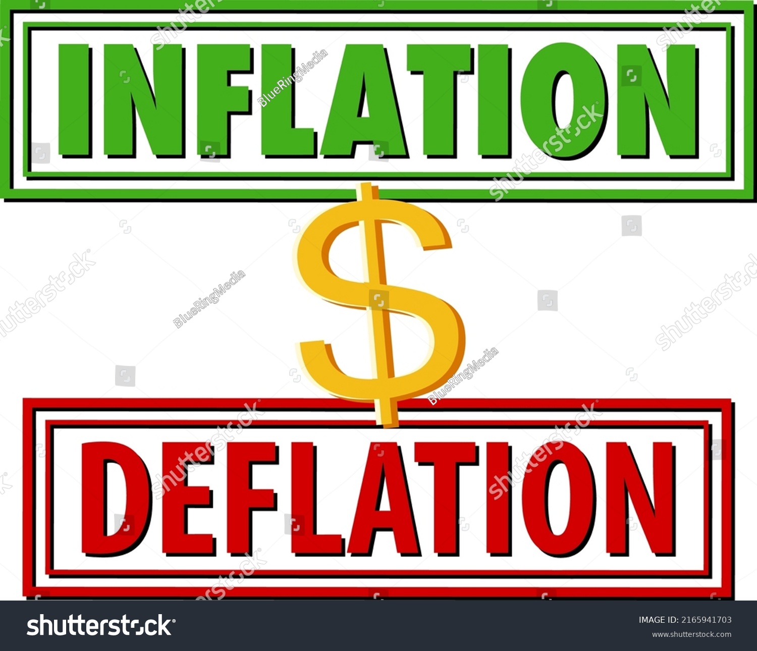 Inflation Vs Deflation Font Logo Illustration Stock Vector (Royalty ... Inflation Vs Deflation Font Logo Illustration Stock Vector (Royalty ...