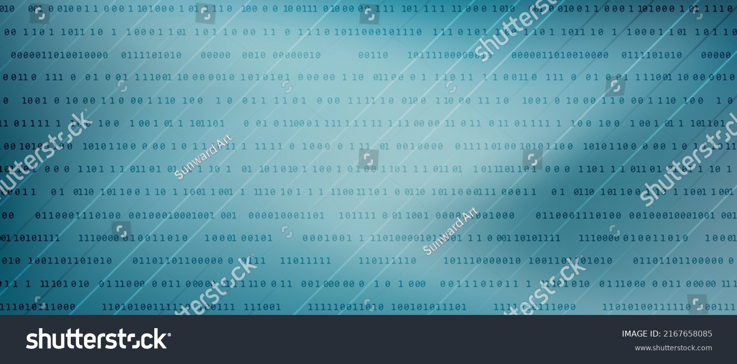 0 1 Matrix Digits Programming Code Stock Vector (Royalty Free ...