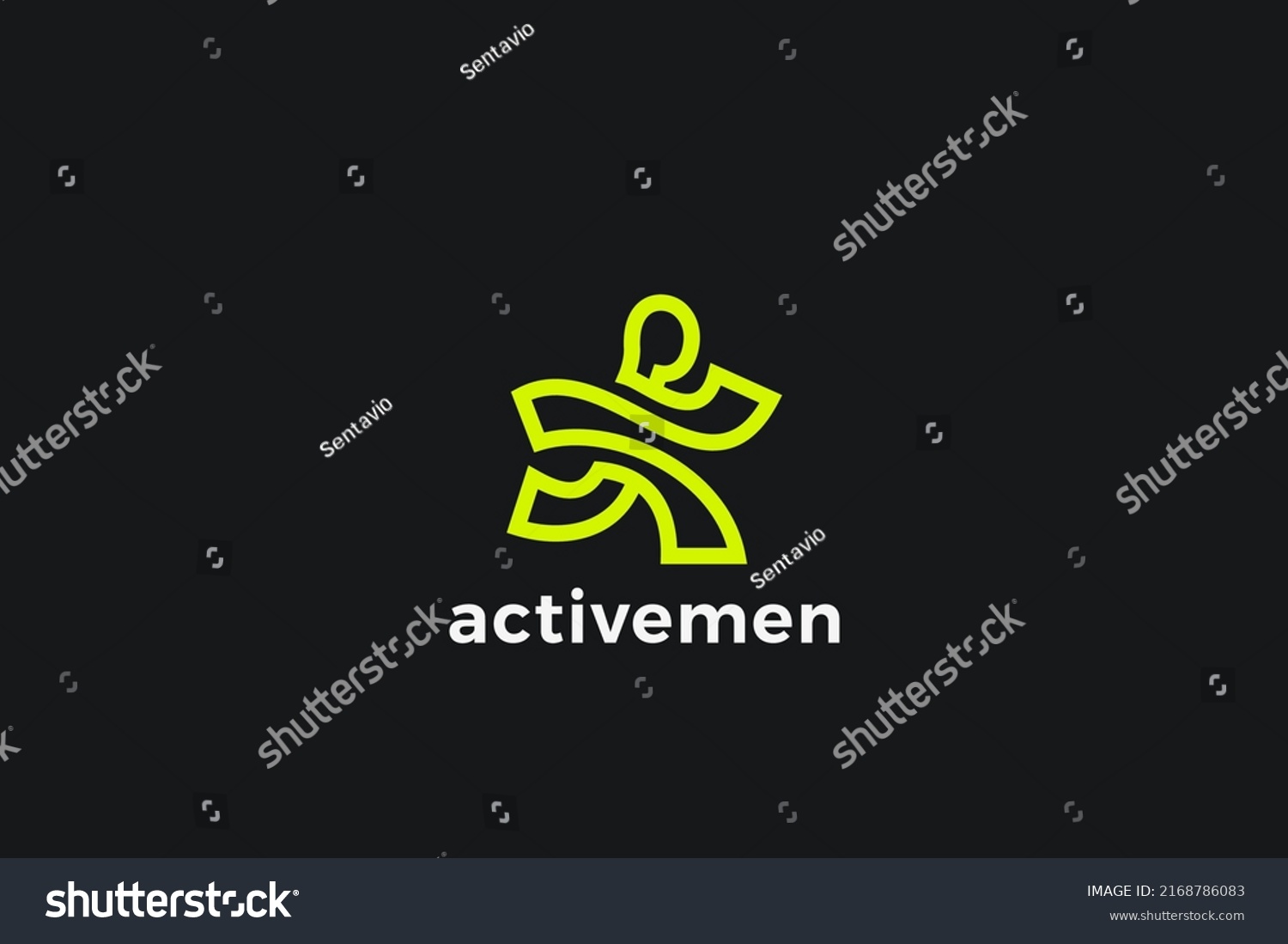 Running Man Abstract Logo Sport Gym Stock Vector (Royalty Free ... Running Man Abstract Logo Sport Gym Stock Vector (Royalty Free ...