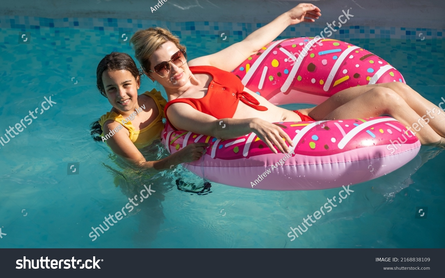 Mother Little Girl Enjoying Summer Vacation Stock Photo 2168838109 ... Mother Little Girl Enjoying Summer Vacation Stock Photo 2168838109 ...