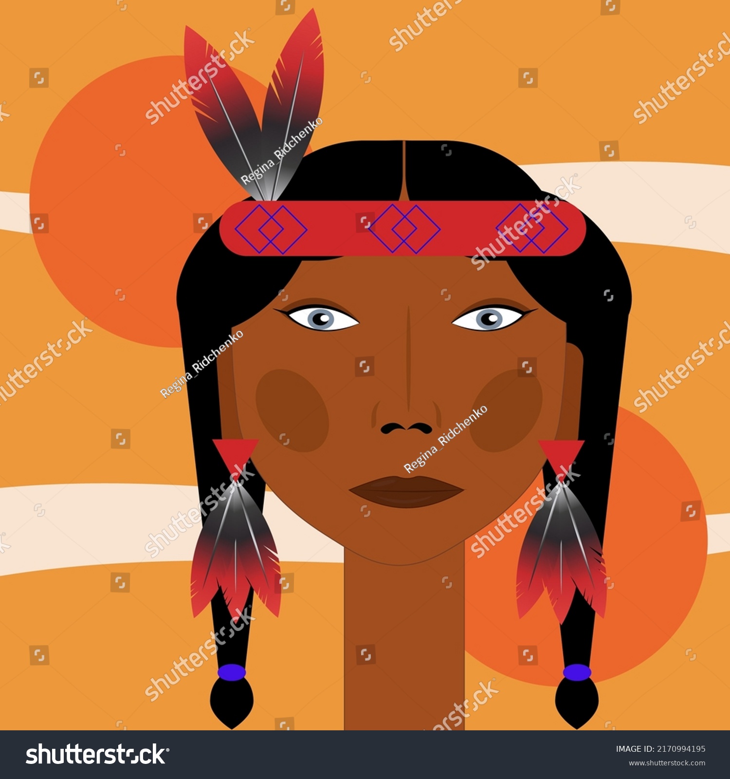 Portraits Women Different Gender Age Diversity Stock Illustration