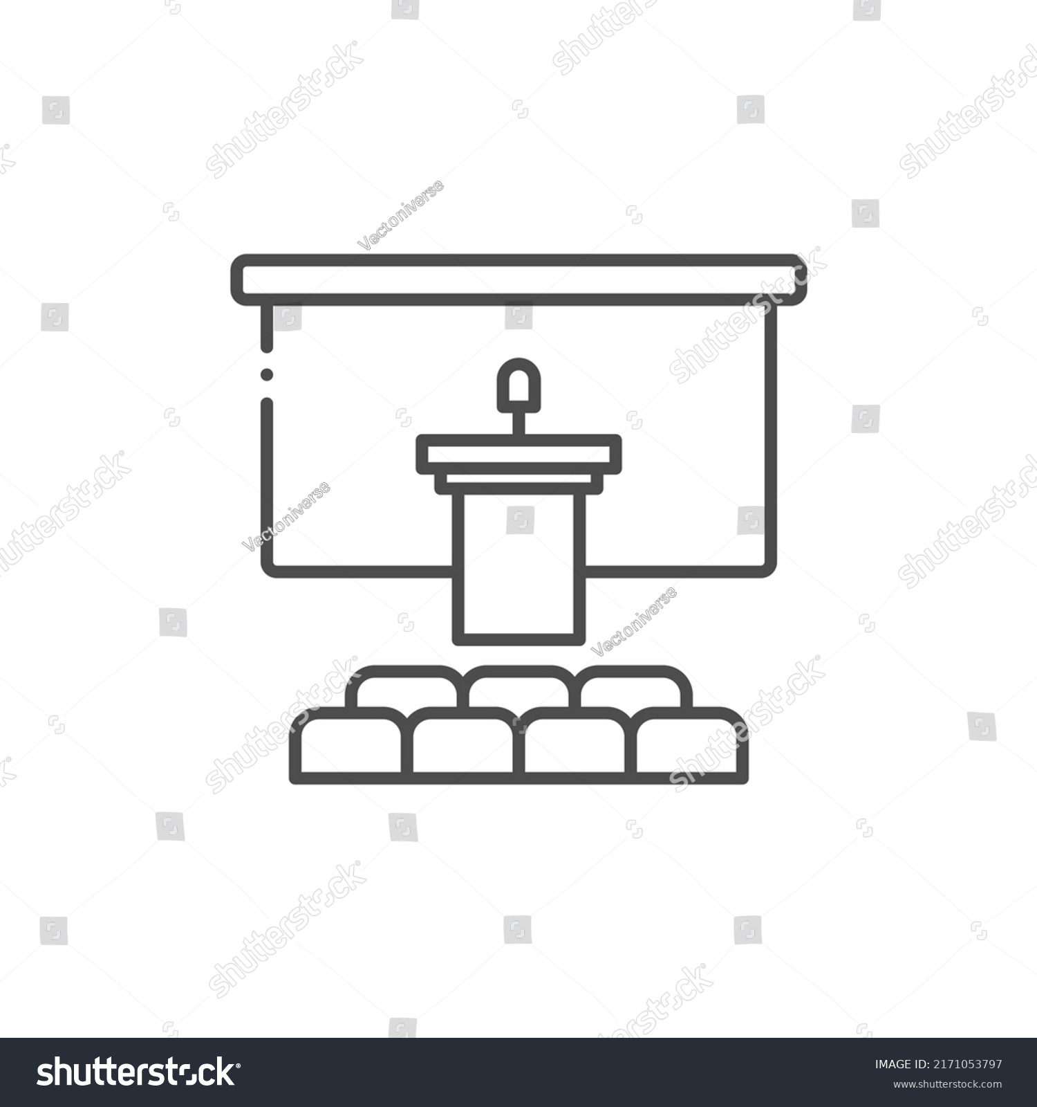 Conference Room Icon Line Solid Version Stock Vector (Royalty Free ... Conference Room Icon Line Solid Version Stock Vector (Royalty Free ...