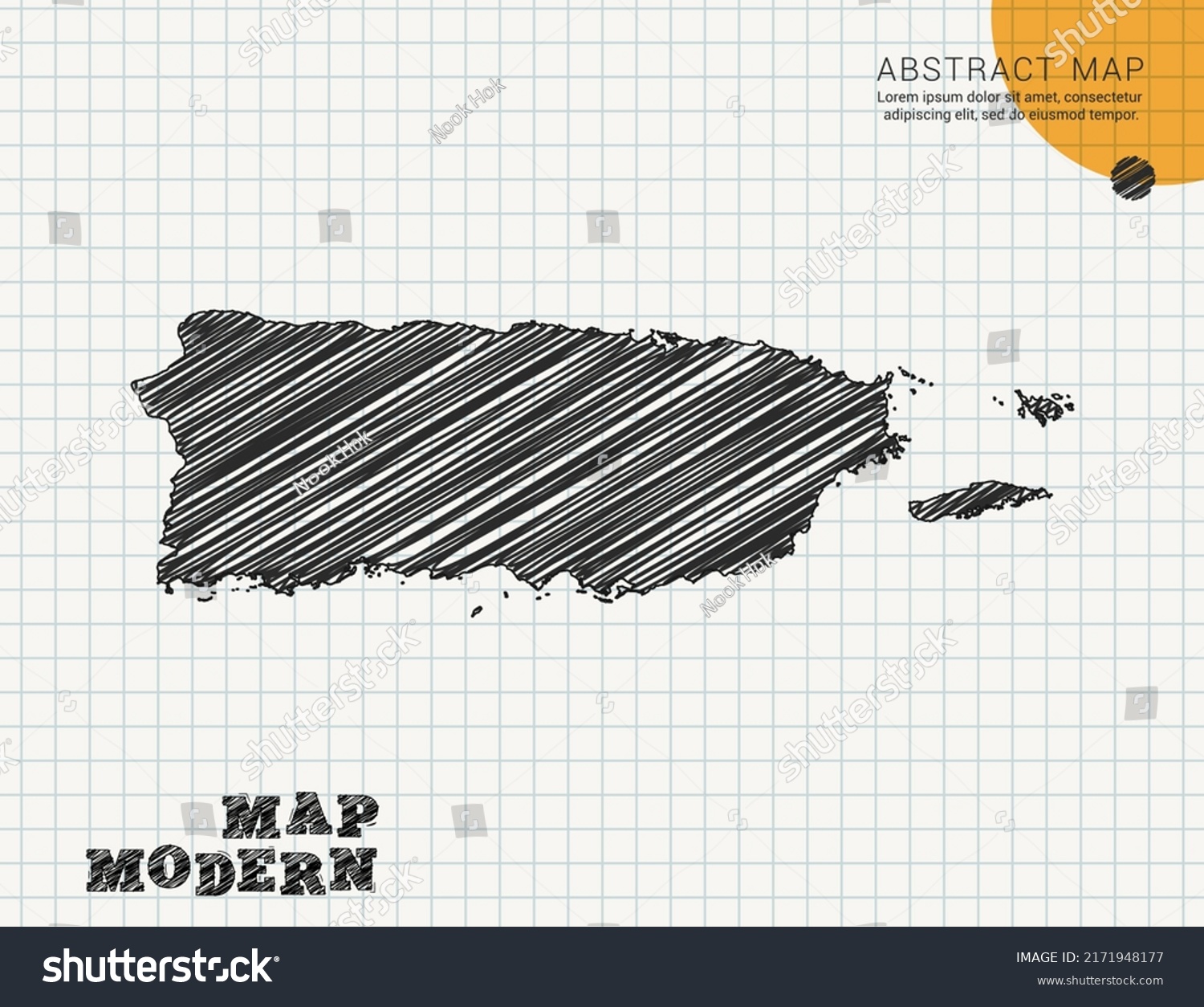 Puerto Rico Map Vector Black Silhouette Stock Vector (Royalty Free ...