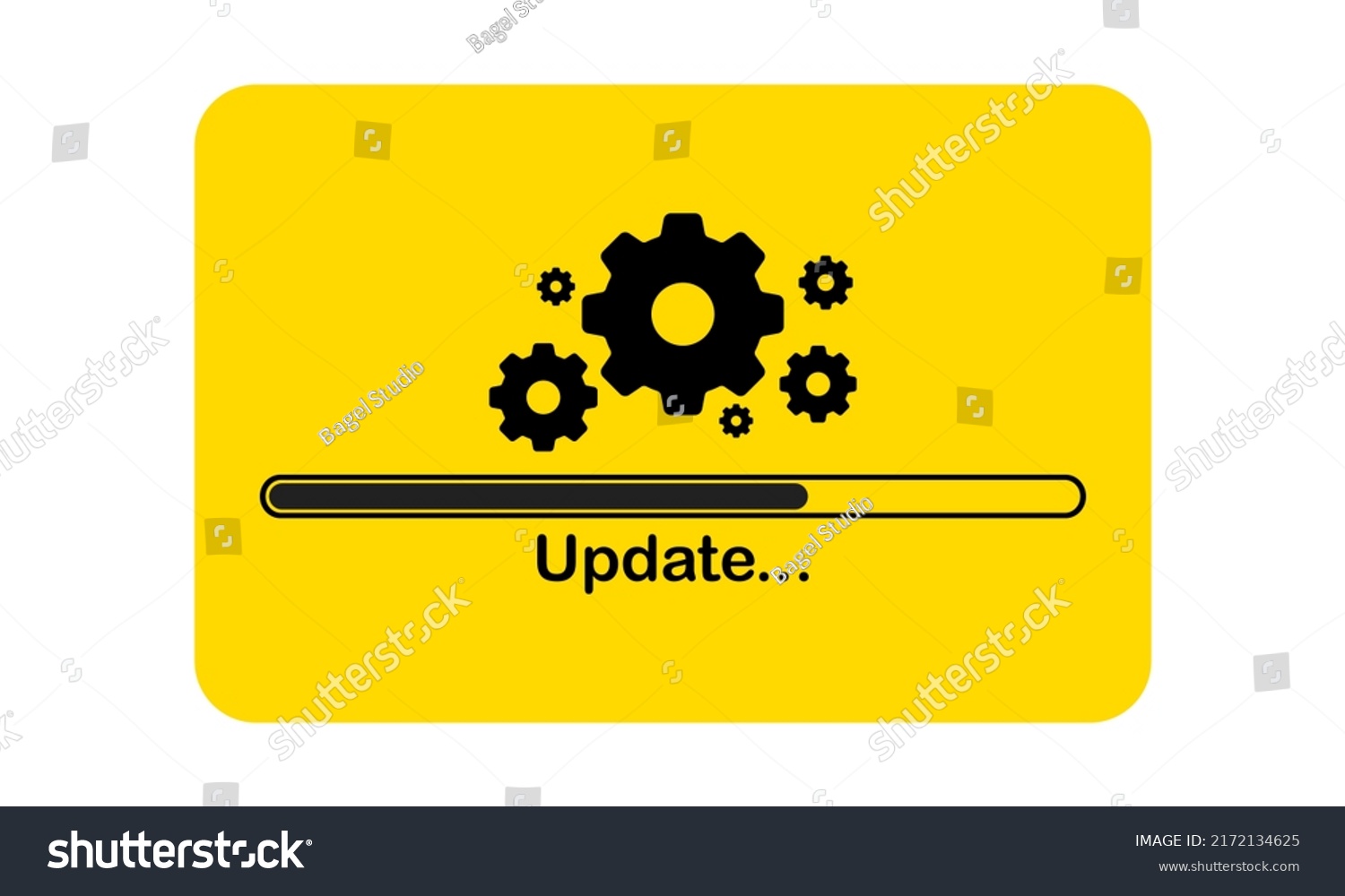 Gear Vector Illustration Gear Update Text Stock Vector (Royalty Free ... Gear Vector Illustration Gear Update Text Stock Vector (Royalty Free ...