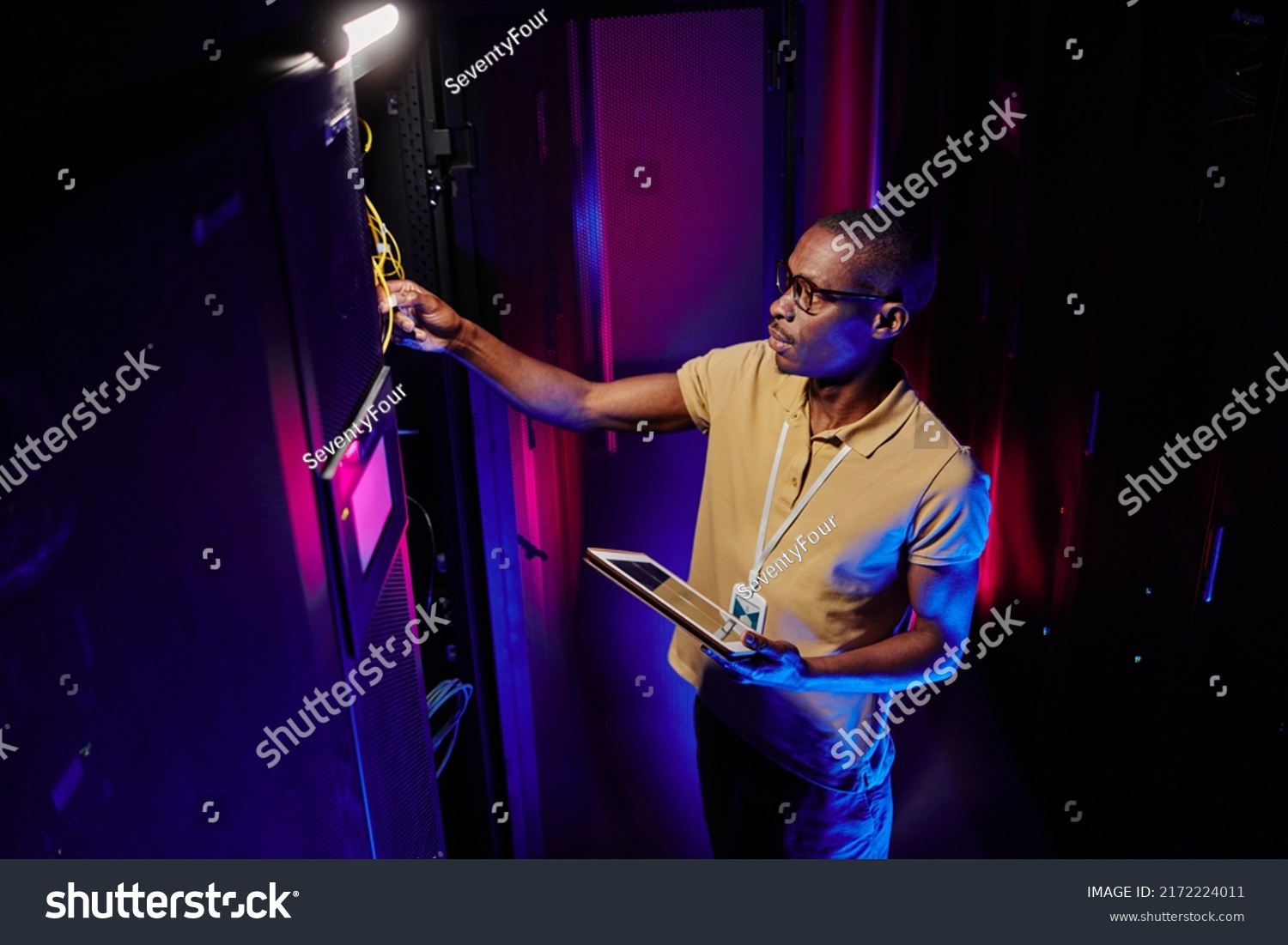High Angle Shot System Administrator Setting Stock Photo 2172224011 ... High Angle Shot System Administrator Setting Stock Photo 2172224011 ...