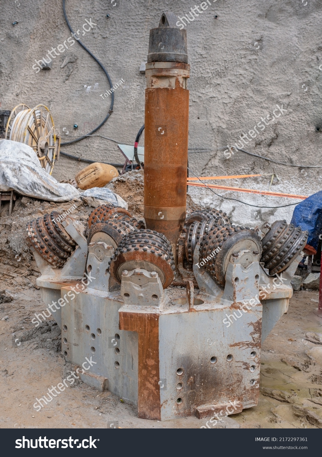 Raise Boring Machine Rbm Vertical Shaft Stock Photo 2172297361 ... Raise Boring Machine Rbm Vertical Shaft Stock Photo 2172297361 ...