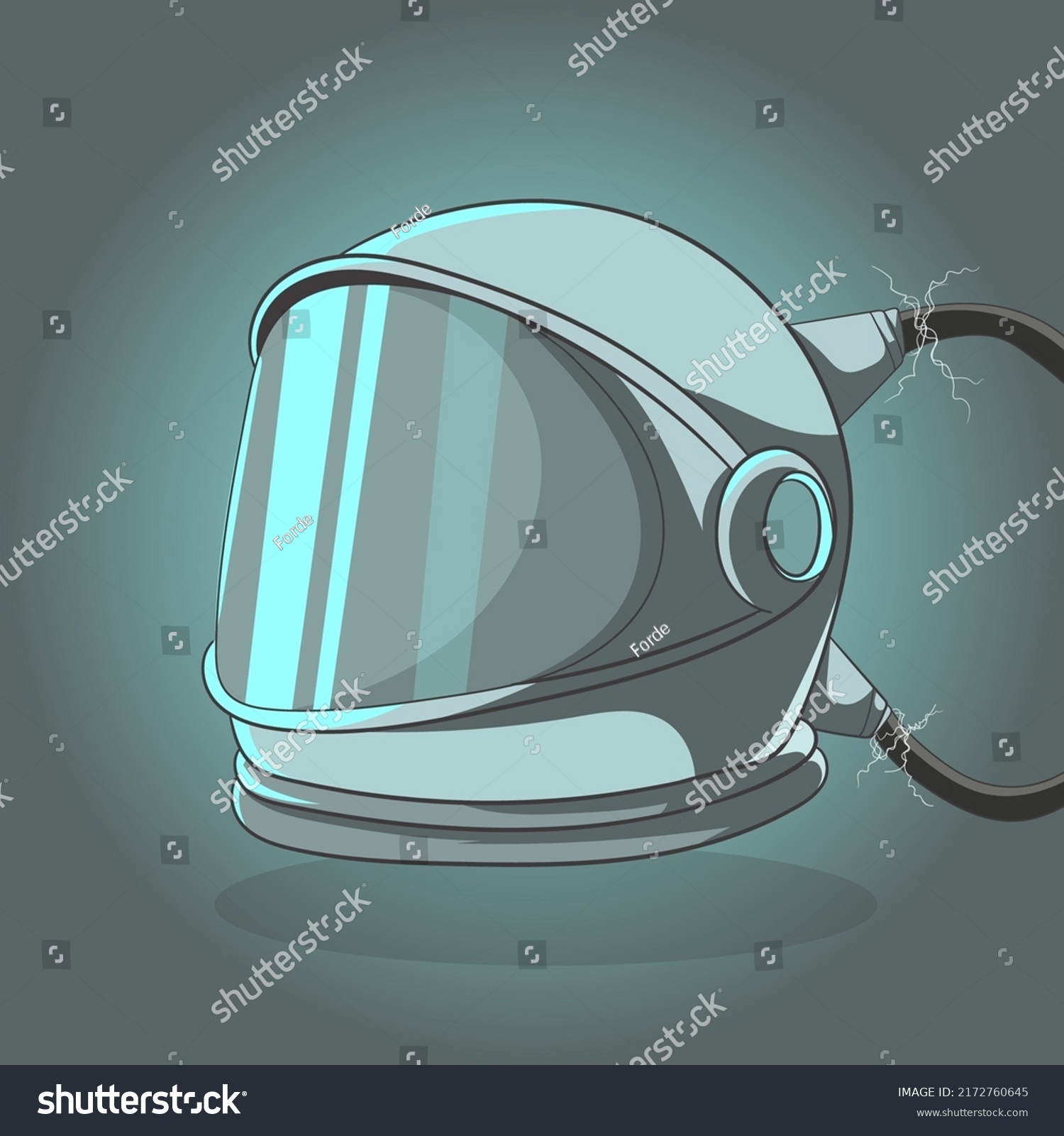Astronaut Helmet Line Element Vector Illustration Stock Vector (Royalty ... Astronaut Helmet Line Element Vector Illustration Stock Vector (Royalty ...
