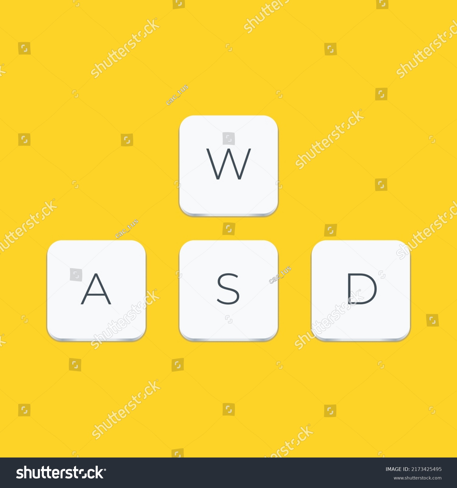 Wasd Computer Keyboard Buttons Desktop Interface Stock Vector (Royalty ... Wasd Computer Keyboard Buttons Desktop Interface Stock Vector (Royalty ...