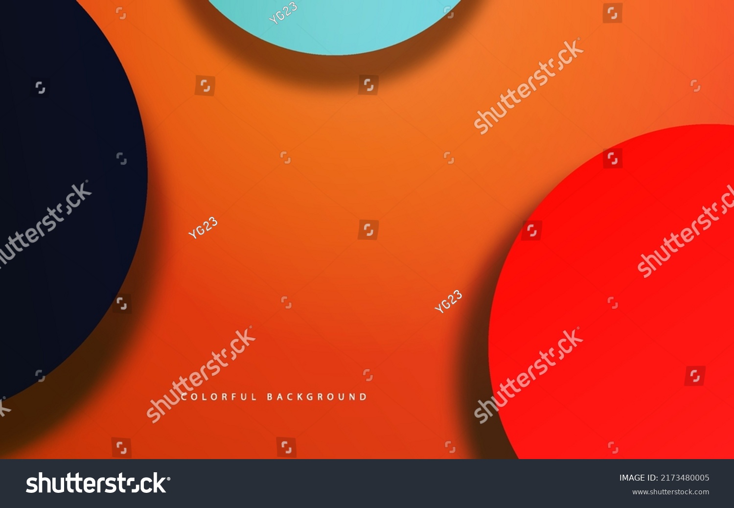 Abstract Colorful Circle Shape Background Vector Stock Vector (Royalty ... Abstract Colorful Circle Shape Background Vector Stock Vector (Royalty ...