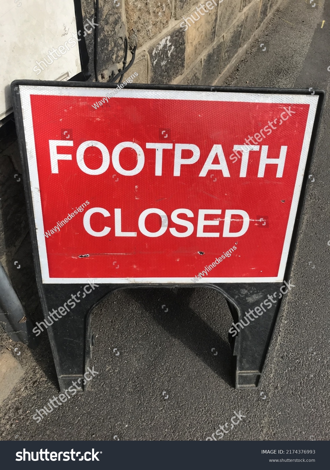 Red Footpath Closed Sign Board Stock Photo 2174376993 | Shutterstock Red Footpath Closed Sign Board Stock Photo 2174376993 | Shutterstock