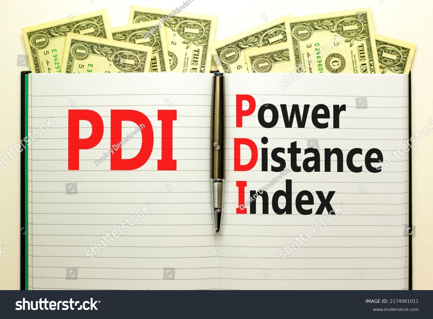 Pdi Power Distance Index Symbol Concept Stock Photo 2174981011 | Shutterstock