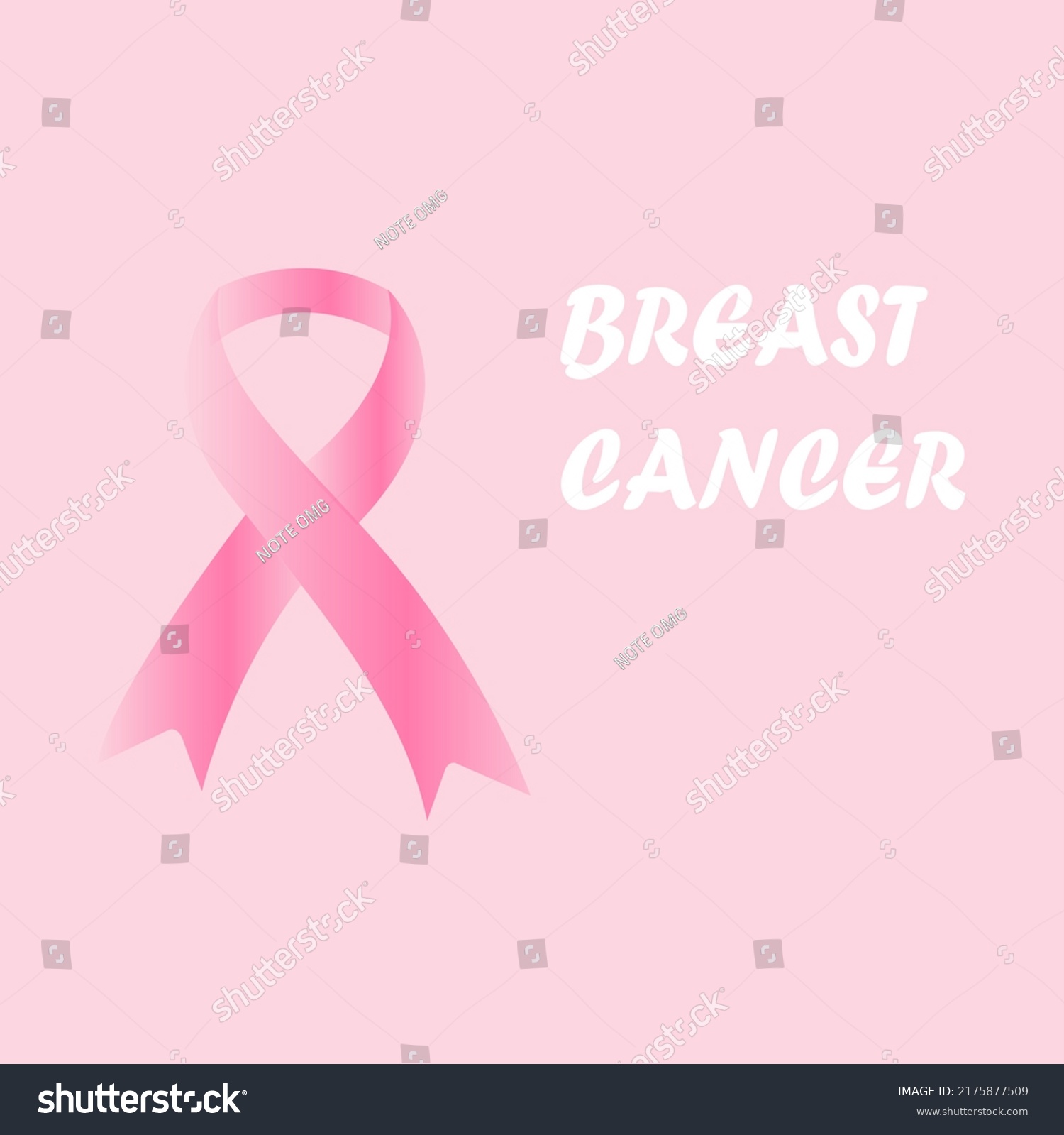 Pink Ribbon Cross Breast Cancer Woman Stock Illustration 2175877509 ... Pink Ribbon Cross Breast Cancer Woman Stock Illustration 2175877509 ...