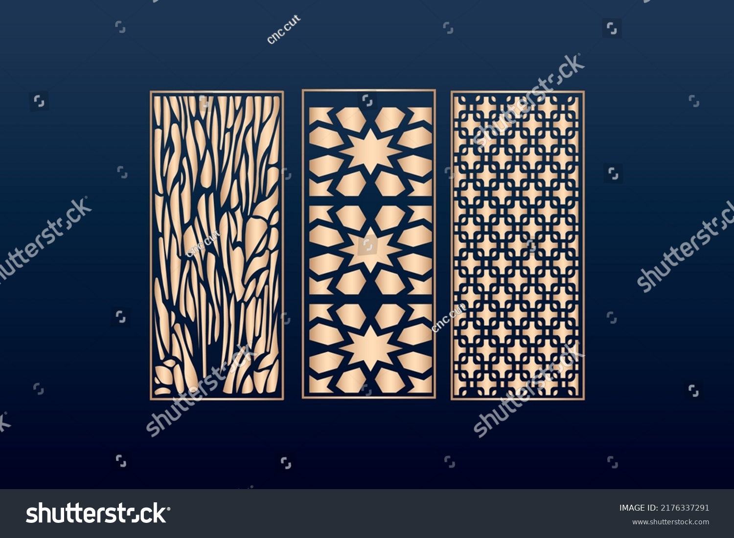 Decorative Elementsborder Frame Borders Pattern Islamic Stock Vector ...