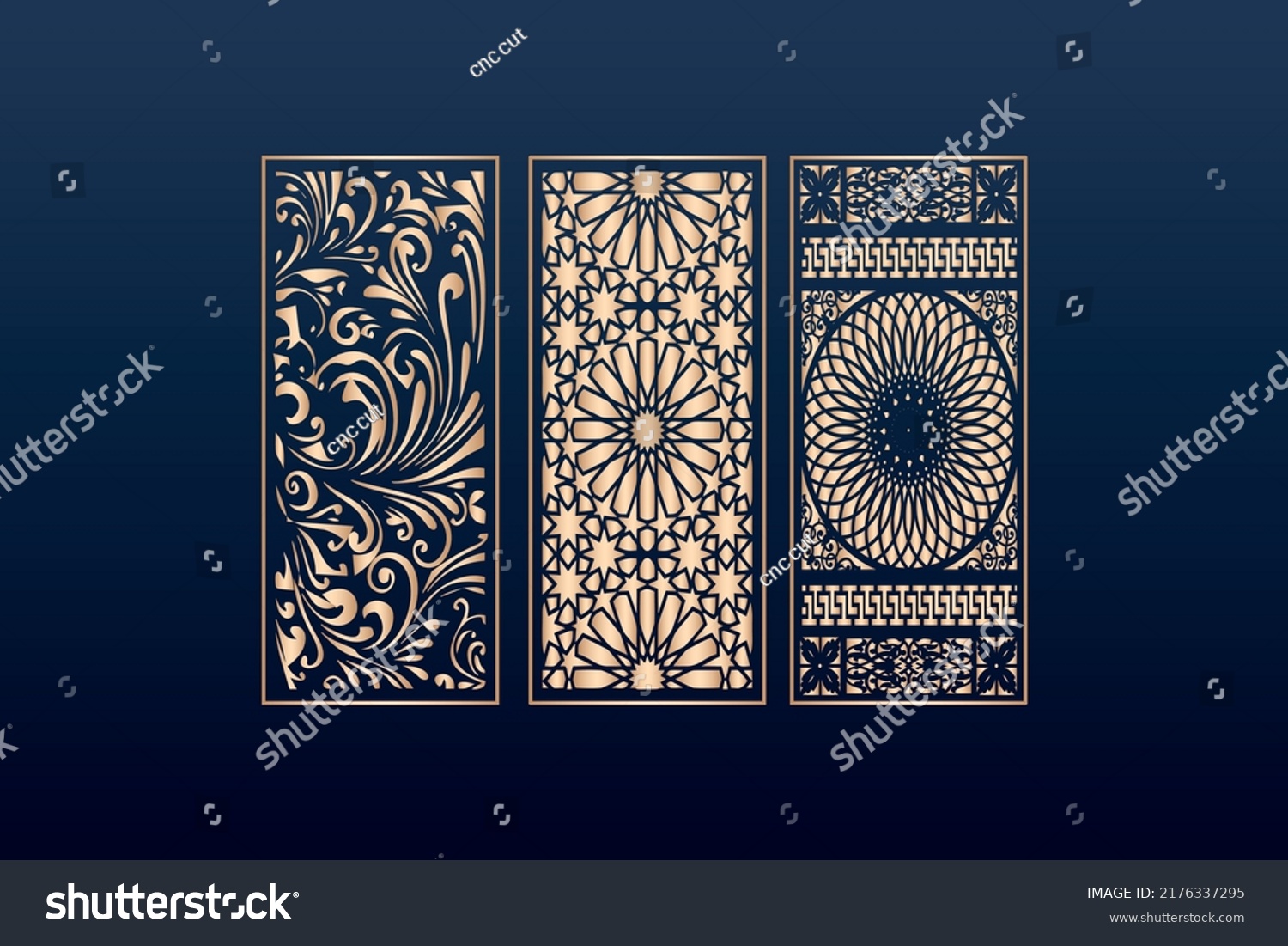Decorative Elementsborder Frame Borders Pattern Islamic Stock Vector ...