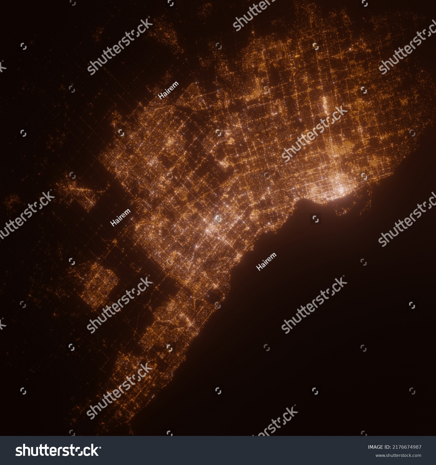 Mississauga Canada Street Lights Map Satellite Stock Illustration ... Mississauga Canada Street Lights Map Satellite Stock Illustration ...