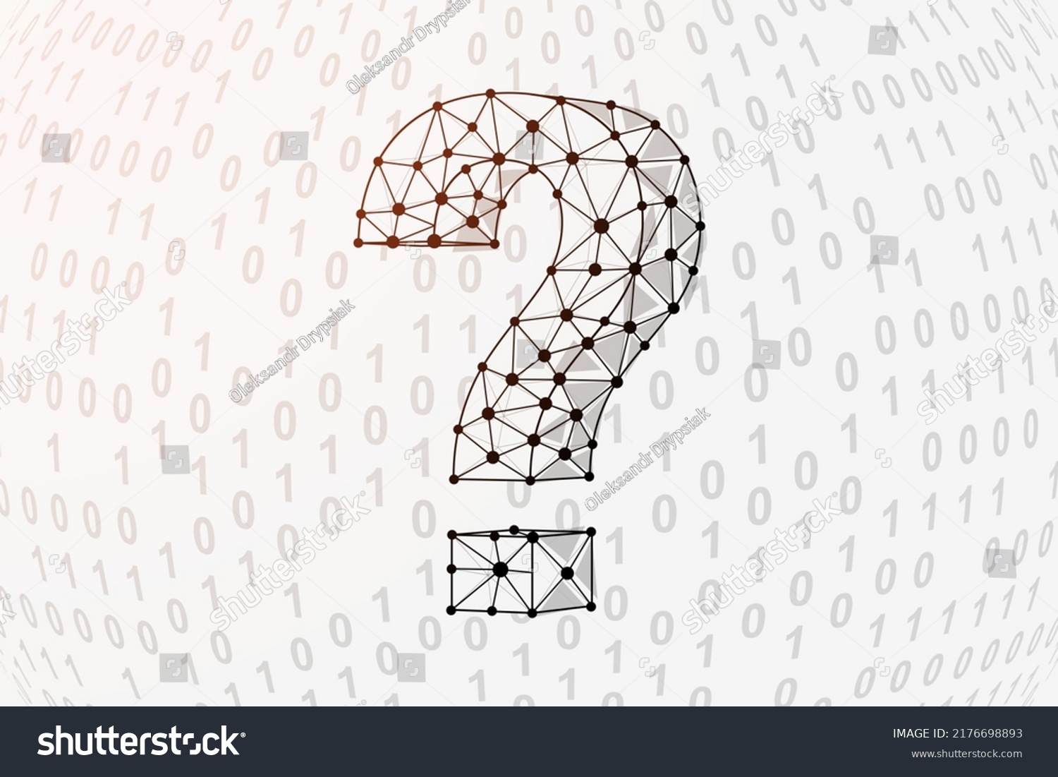 Question Mark 3d Low Poly Symbol Stock Vector (Royalty Free) 2176698893 ...