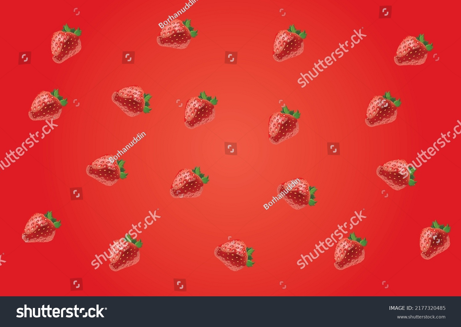Vegetable Pattern Background Vector Red Stock Vector (Royalty Free ...