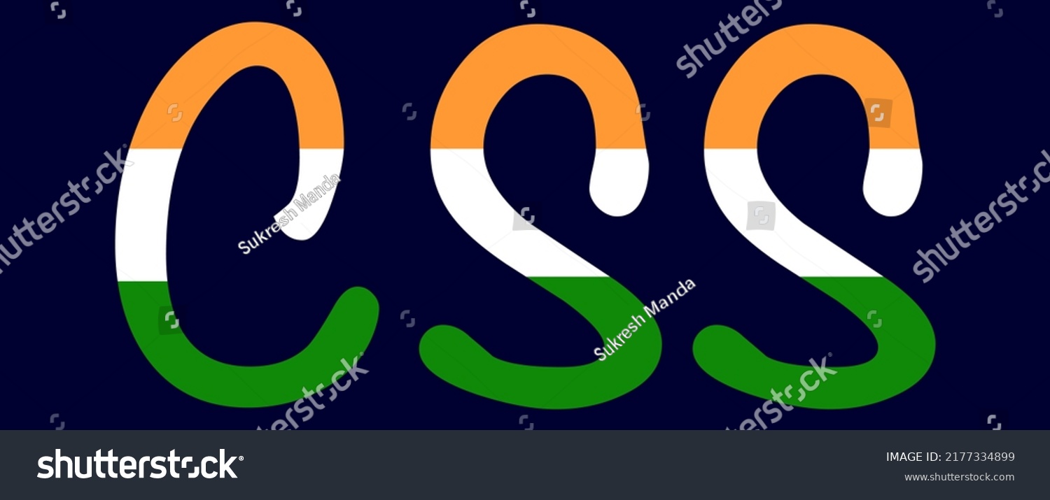 Css Text Indian Flag Colours Art: เวกเตอร์สต็อก (ปลอดค่าลิขสิทธิ์) 2177334899 | Shutterstock