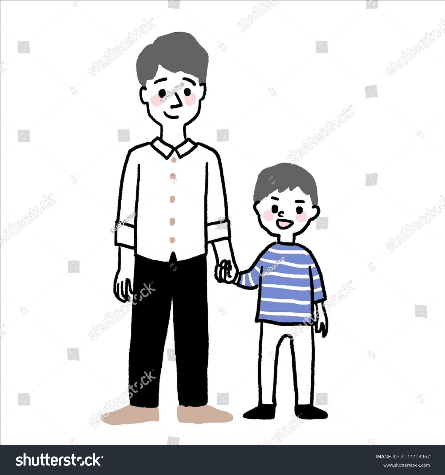 Dad Son Holding Hands Stock Illustration 2177718967 | Shutterstock Dad Son Holding Hands Stock Illustration 2177718967 | Shutterstock