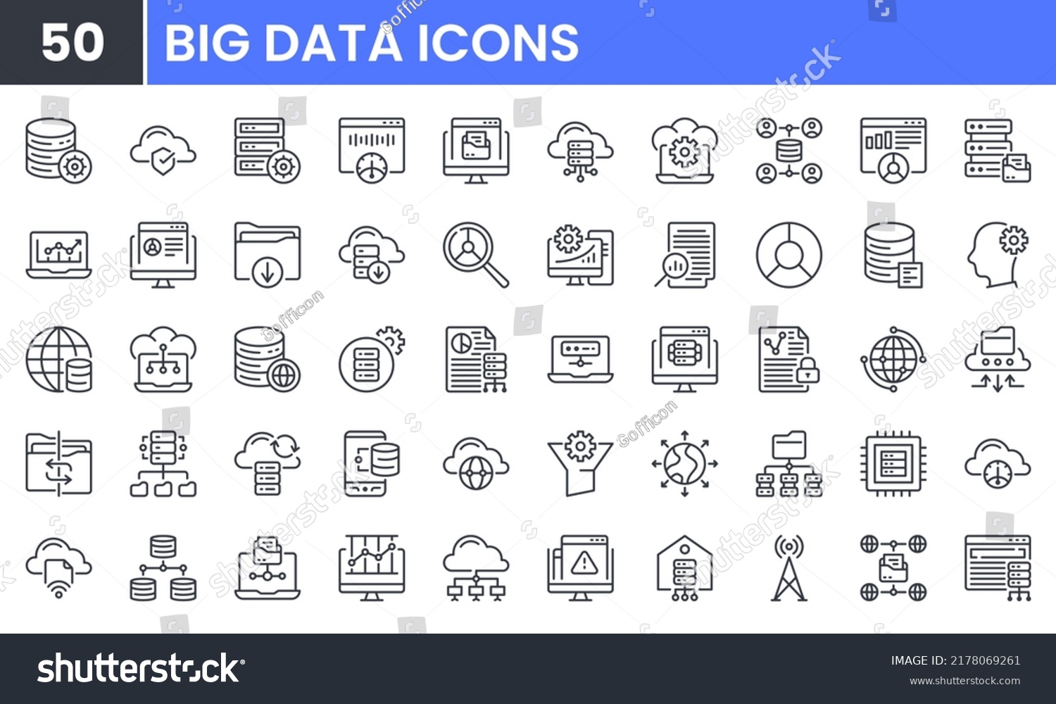 Big Data Vector Line Icon Set Stock Vector (Royalty Free) 2178069261 ... Big Data Vector Line Icon Set Stock Vector (Royalty Free) 2178069261 ...