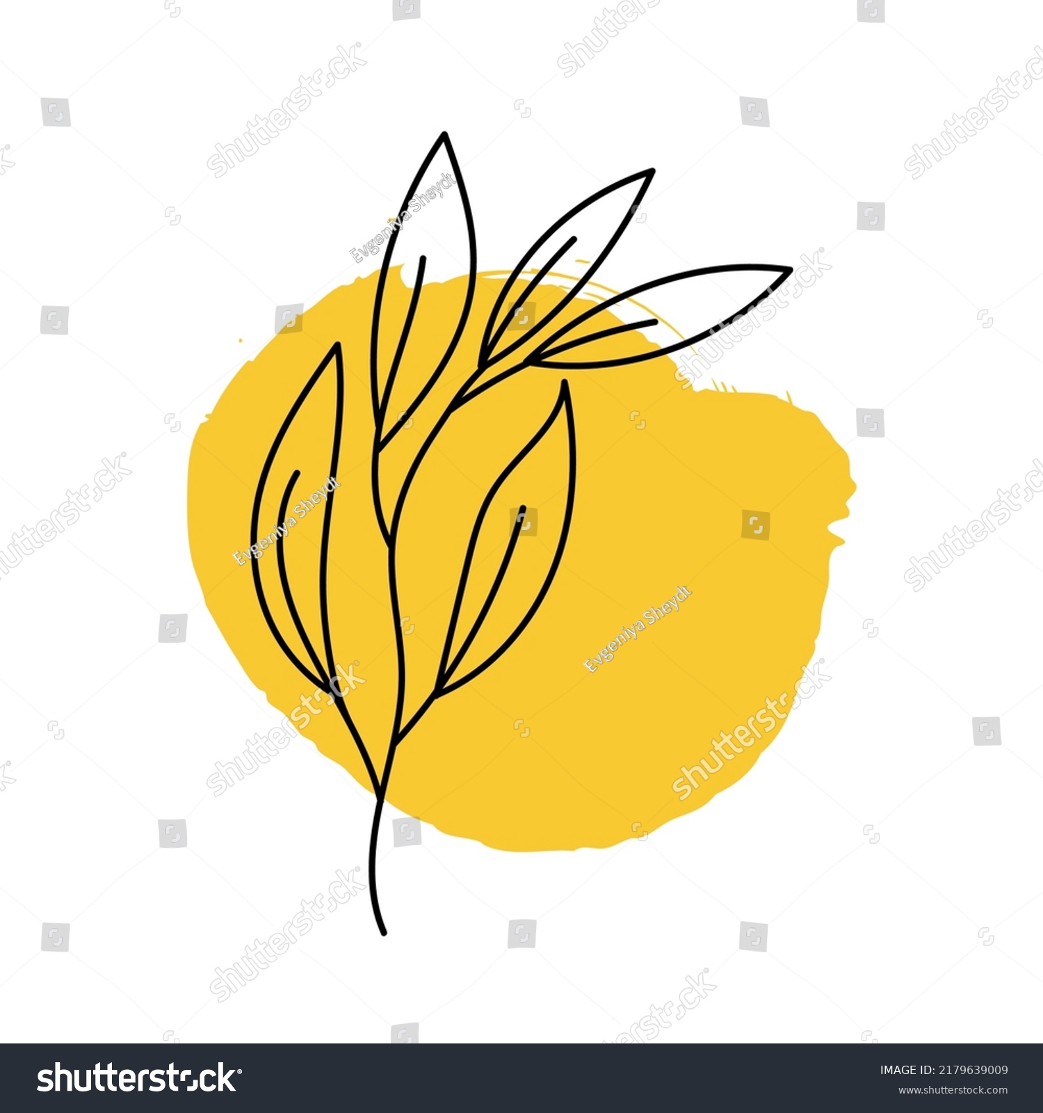 Elegant Continuous Line Drawing Minimal Art Stock Vector Royalty Free