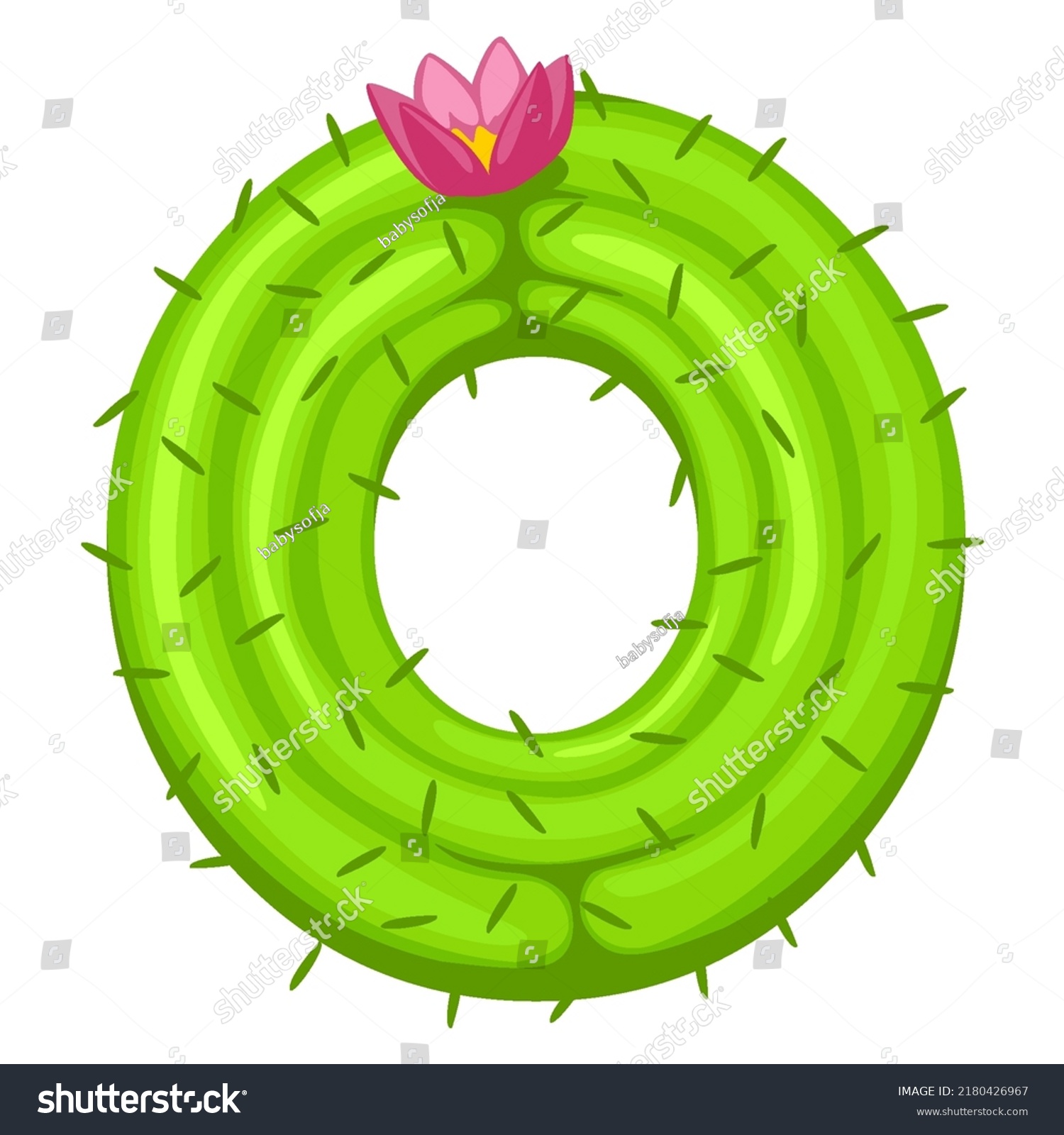 Cartoon Cactus Number 0 Flower Font Stock Vector (Royalty Free ... Cartoon Cactus Number 0 Flower Font Stock Vector (Royalty Free ...