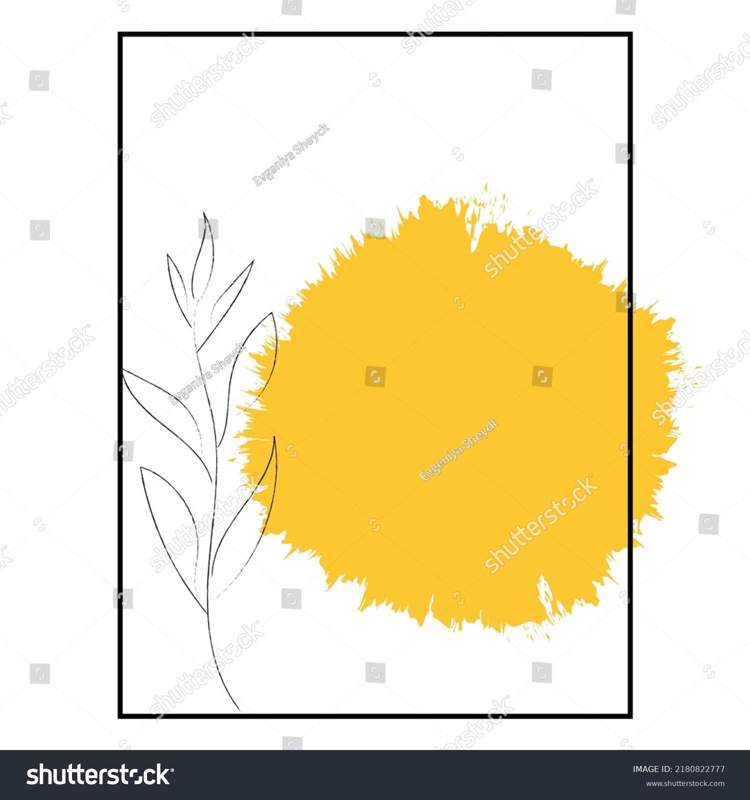 Elegant Continuous Line Drawing Minimal Art Stock Vector Royalty Free