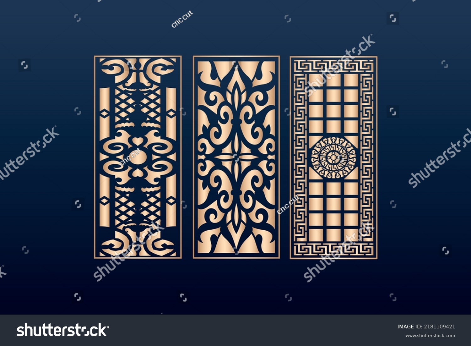 Decorative Elementsborder Frame Borders Pattern Islamic Stock Vector ...