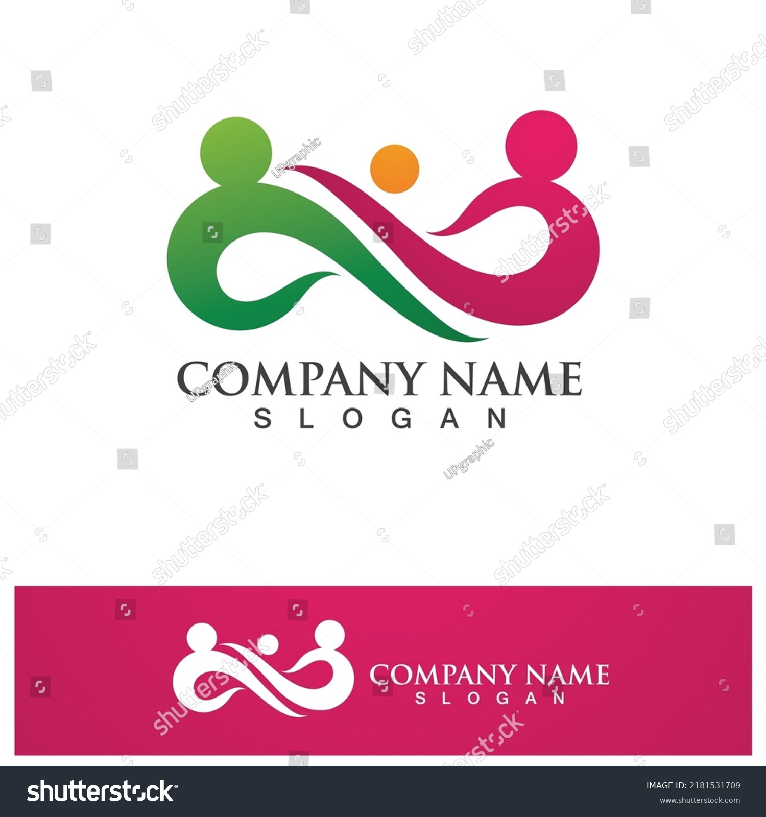 Infinity People Family Care Logo Design Stock Vector (Royalty Free ... Infinity People Family Care Logo Design Stock Vector (Royalty Free ...