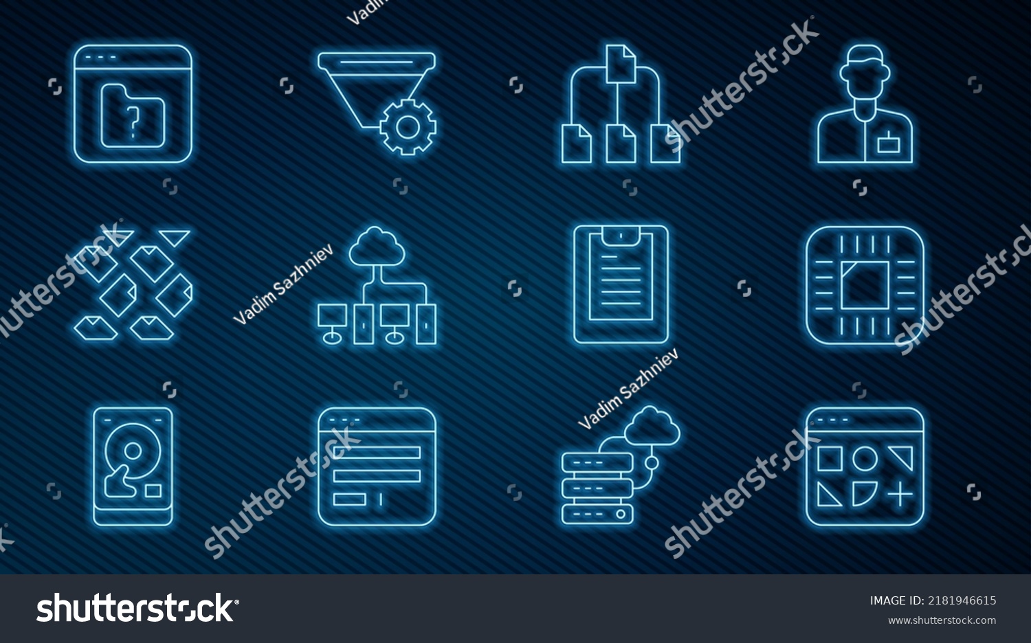 Set Line Different Files Processor Cpu Stock Vector (Royalty Free ... Set Line Different Files Processor Cpu Stock Vector (Royalty Free ...