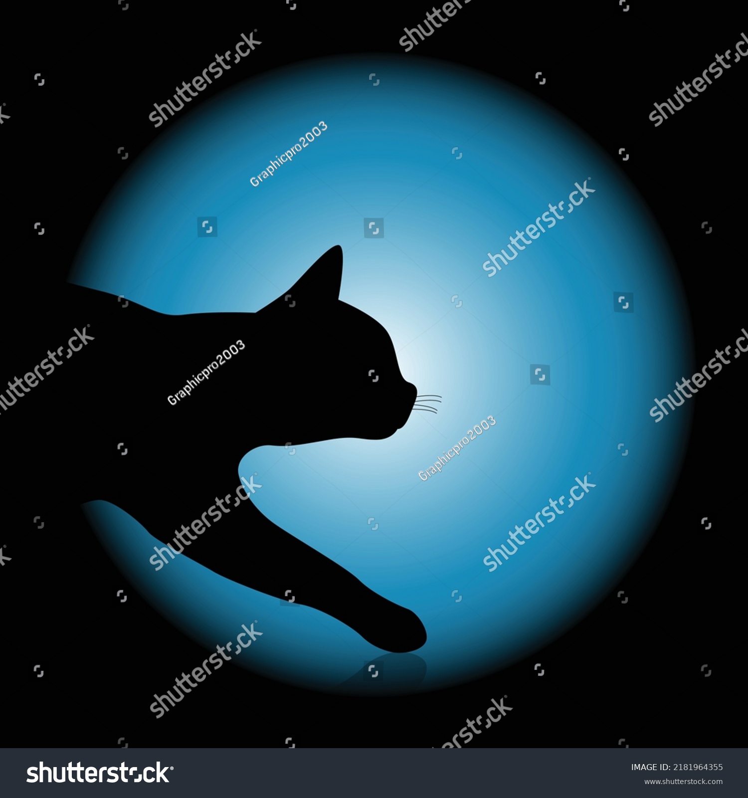 Cat Glowing Vector Illustraation Stock Vector (Royalty Free) 2181964355 ... Cat Glowing Vector Illustraation Stock Vector (Royalty Free) 2181964355 ...