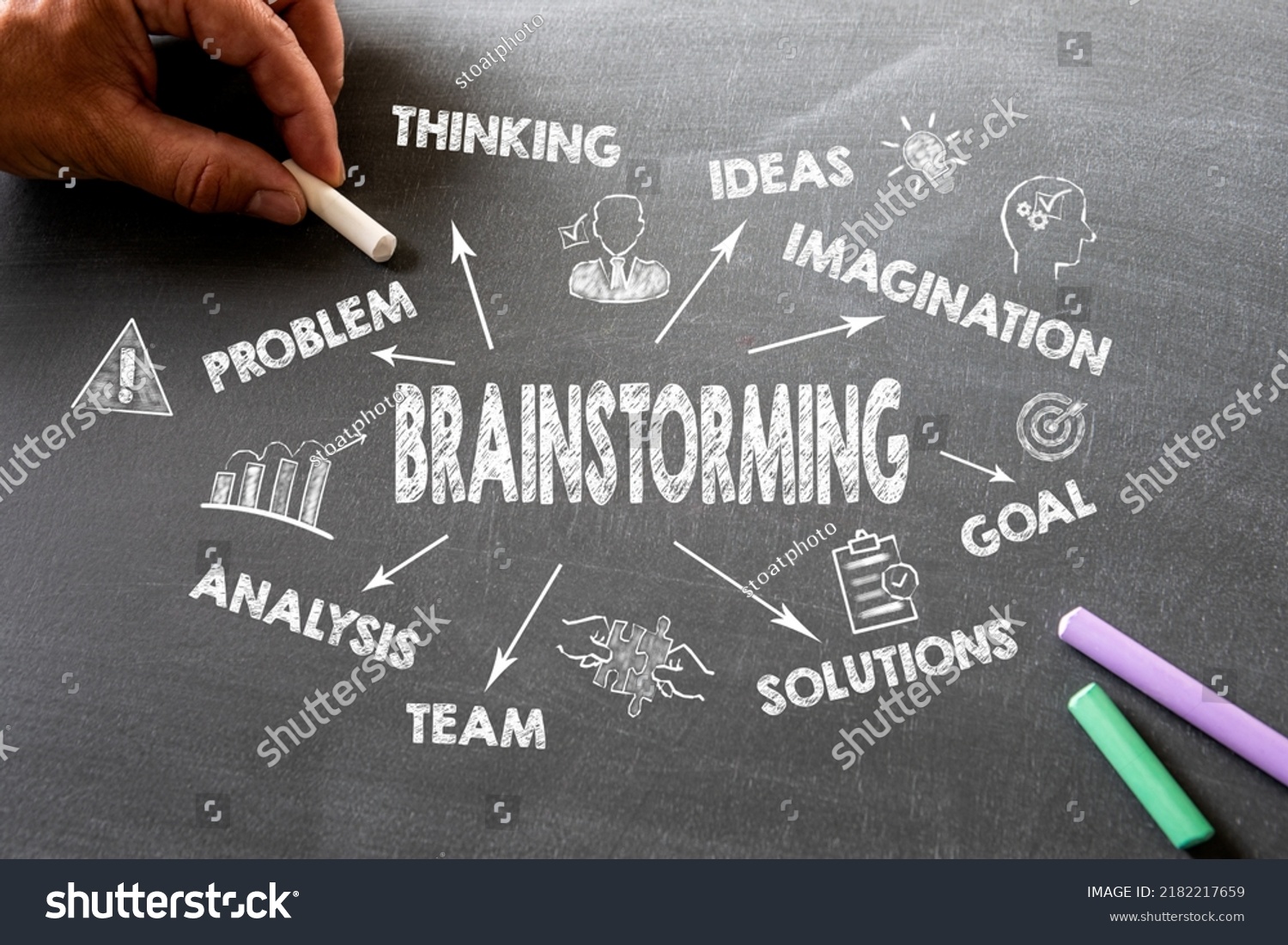 Brainstorming Concept Chart Keywords Icons Dark Stock Photo 2182217659 ... Brainstorming Concept Chart Keywords Icons Dark Stock Photo 2182217659 ...