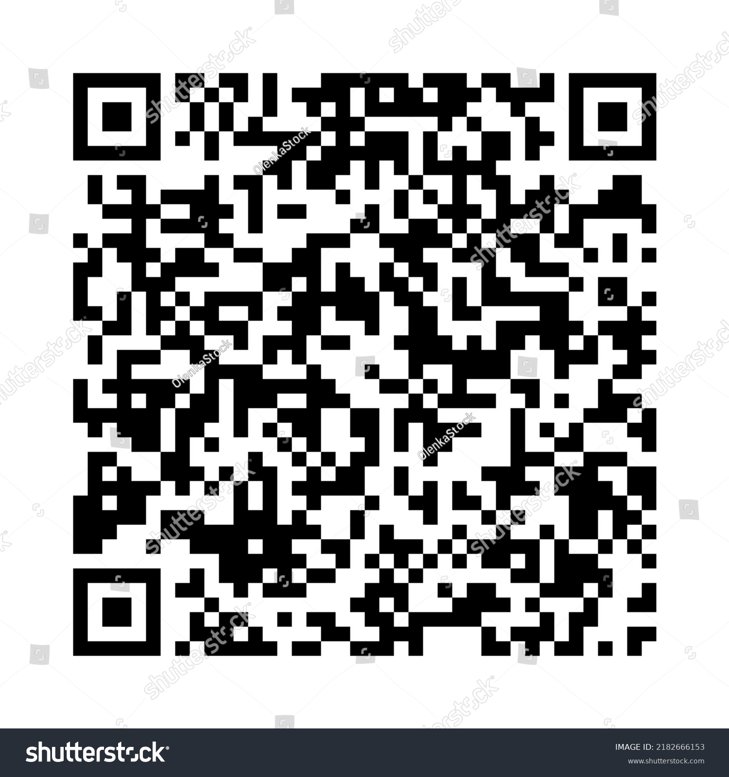 Qr Code Sample Vector Qr Code Stock Vector Royalty Free 2182666153