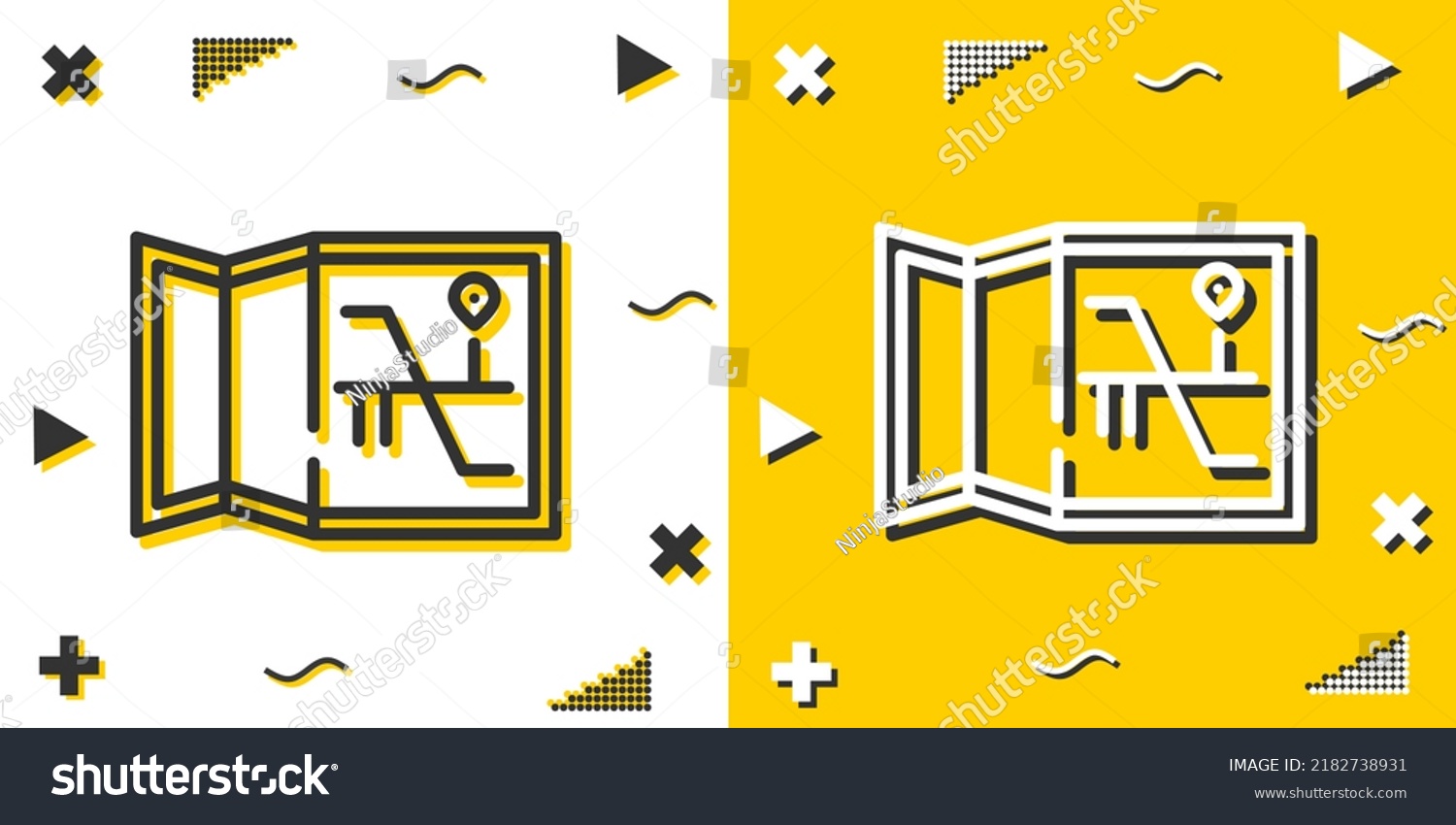 Map Line Icon Simple Outline Style Stock Vector (Royalty Free ... Map Line Icon Simple Outline Style Stock Vector (Royalty Free ...