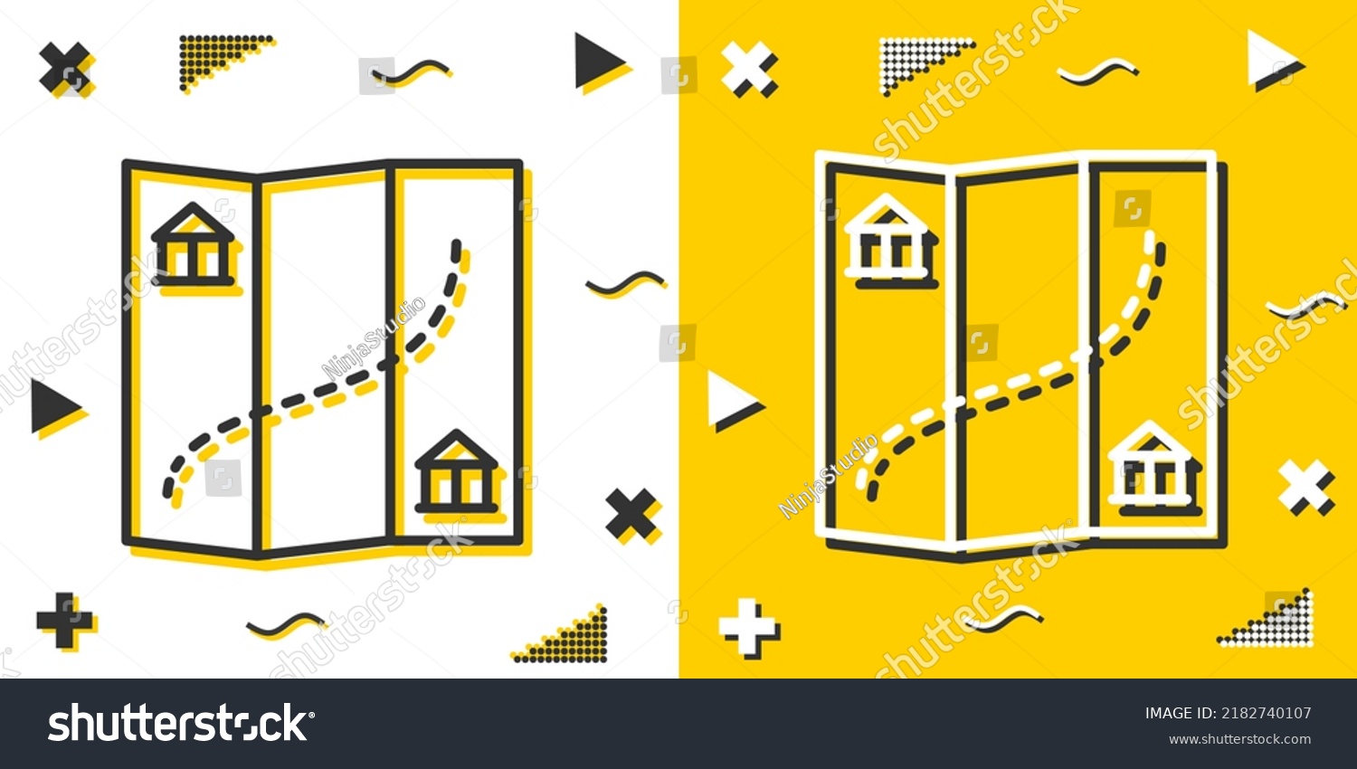 Map Line Icon Simple Outline Style Stock Vector (Royalty Free ... Map Line Icon Simple Outline Style Stock Vector (Royalty Free ...