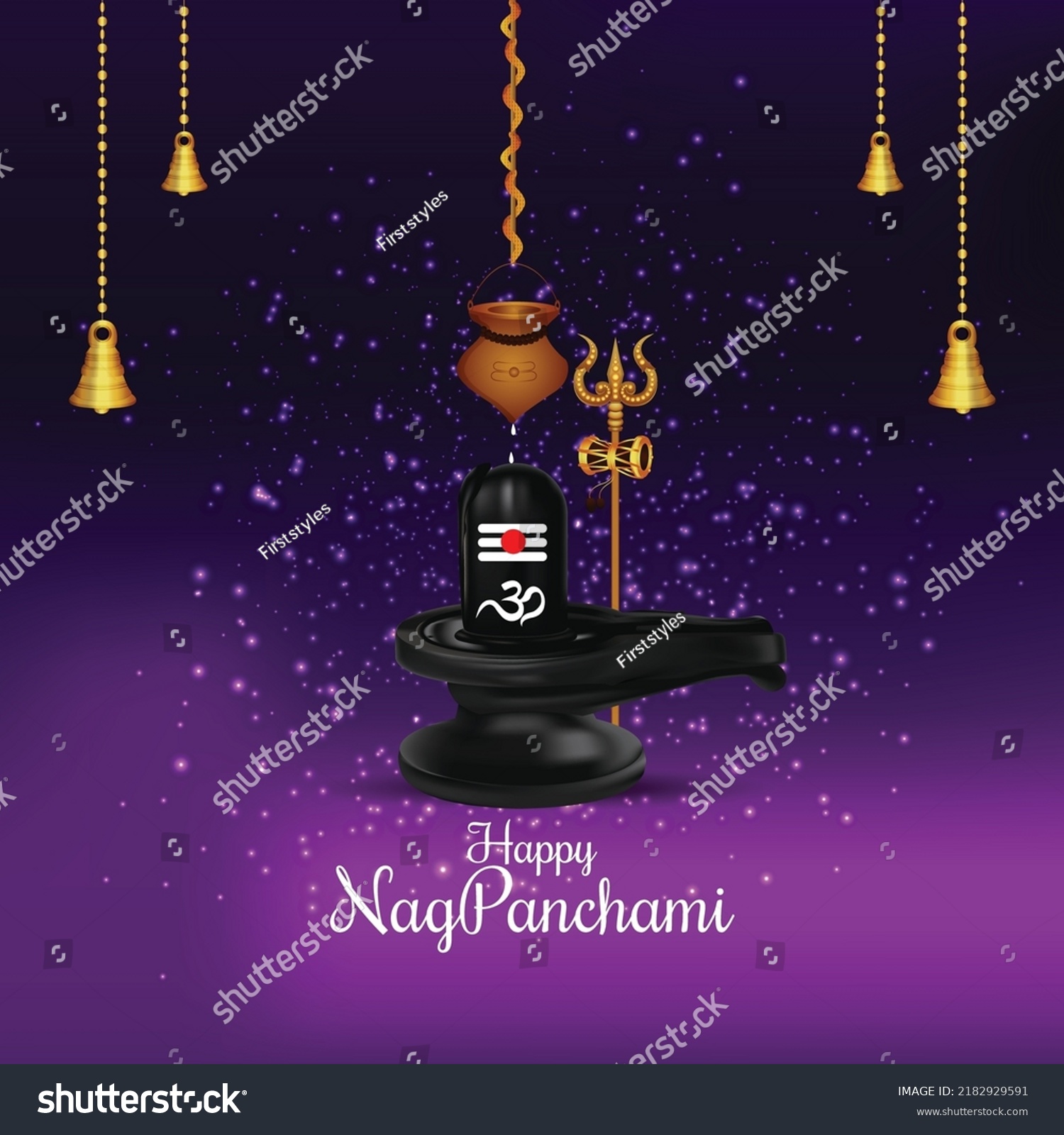 Happy Nag Panchami Celebration Background Stock Vector Royalty Free 2182929591 Shutterstock