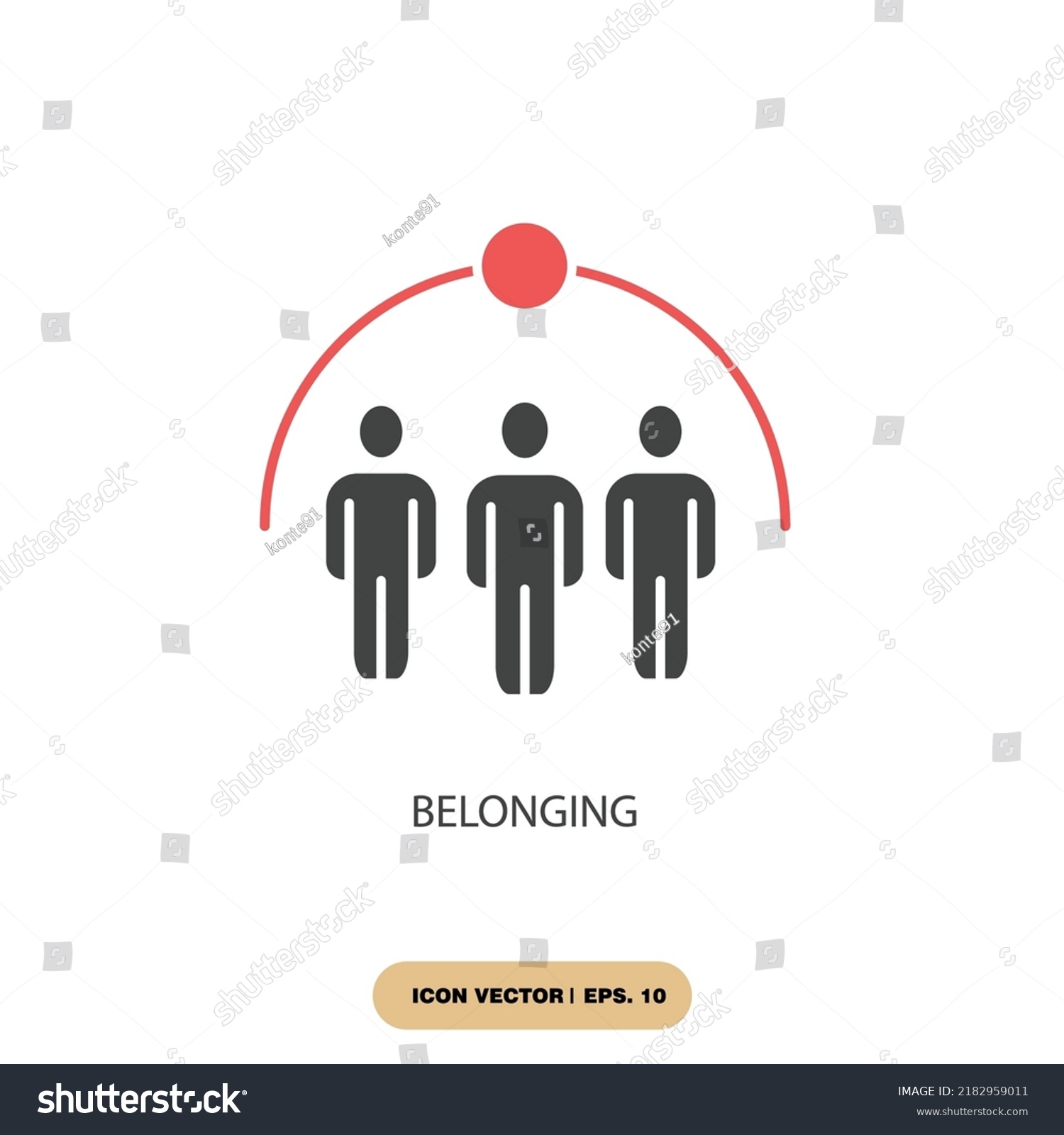 Belonging Icons Symbol Vector Elements Infographic Stock Vector (Royalty Free) 2182959011 ...