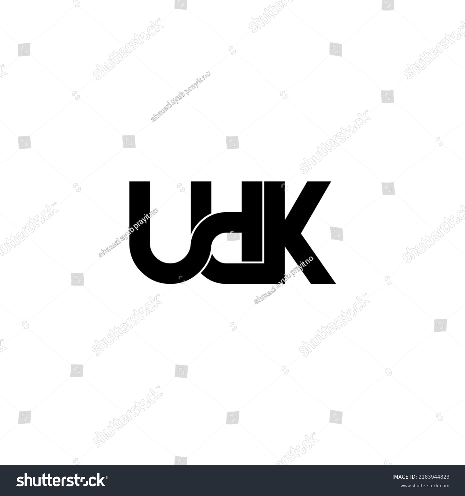 Udk Letter Original Monogram Logo Design Stock Vector (Royalty Free ... Udk Letter Original Monogram Logo Design Stock Vector (Royalty Free ...