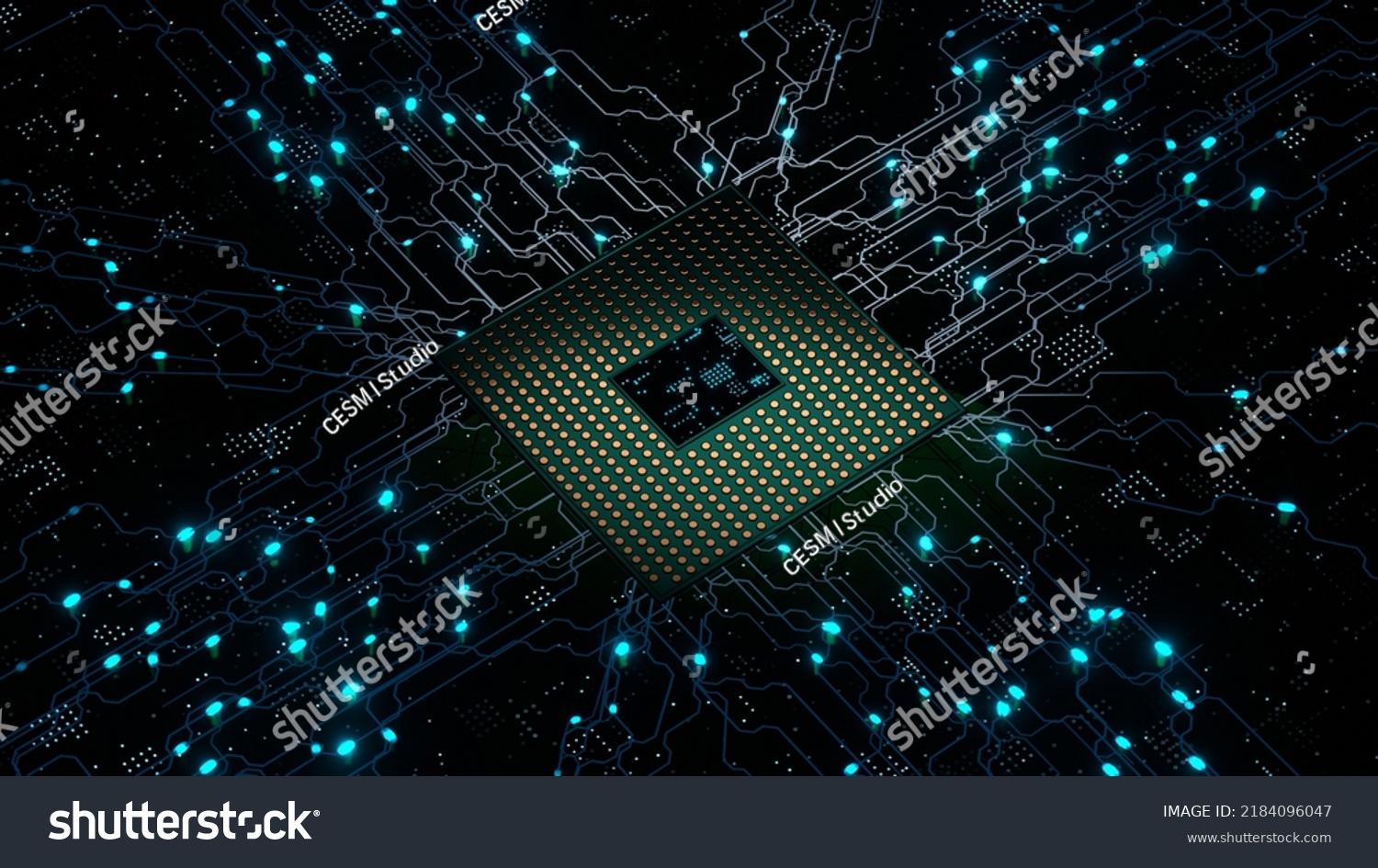 Cpu Modern Processor Motherboard Computer Chip Stock Illustration 2184096047 Shutterstock