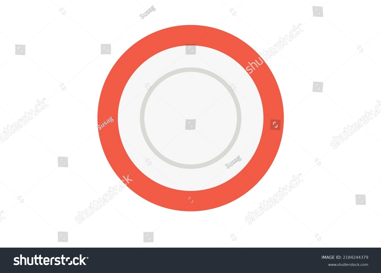 Plate Grilled Chicken Vegetables Isolated On Stock Illustration 2184244379 Shutterstock
