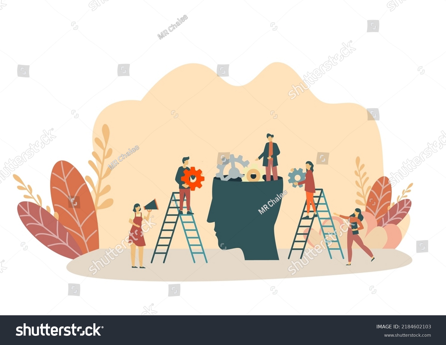 Mental Health Care Treatment Vector Illustration Stock Vector (Royalty ... Mental Health Care Treatment Vector Illustration Stock Vector (Royalty ...