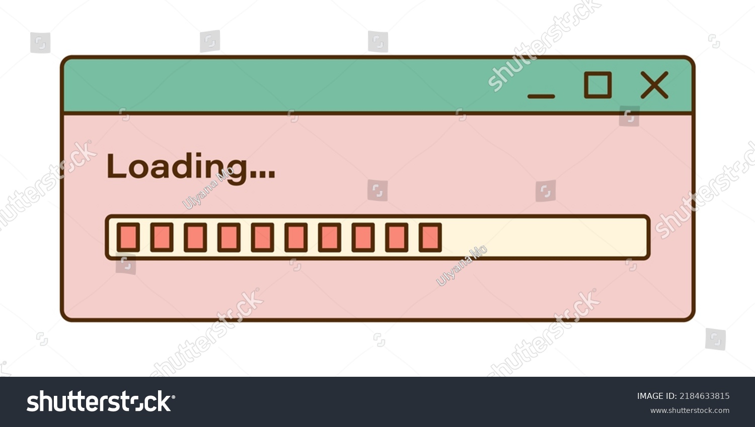 Vector Retro Loading Window Nostalgic Ui Stock Vector (Royalty Free ... Vector Retro Loading Window Nostalgic Ui Stock Vector (Royalty Free ...