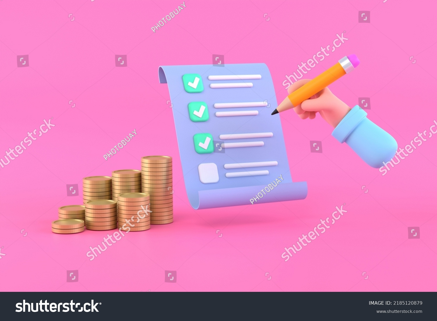 3d Check List Businessman Hands Holding Stock Illustration 2185120879 ... 3d Check List Businessman Hands Holding Stock Illustration 2185120879 ...