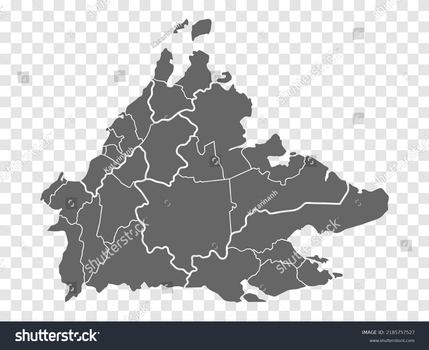 Blank Map State Sabah Malaysia High Stock Vector (Royalty Free ... Blank Map State Sabah Malaysia High Stock Vector (Royalty Free ...