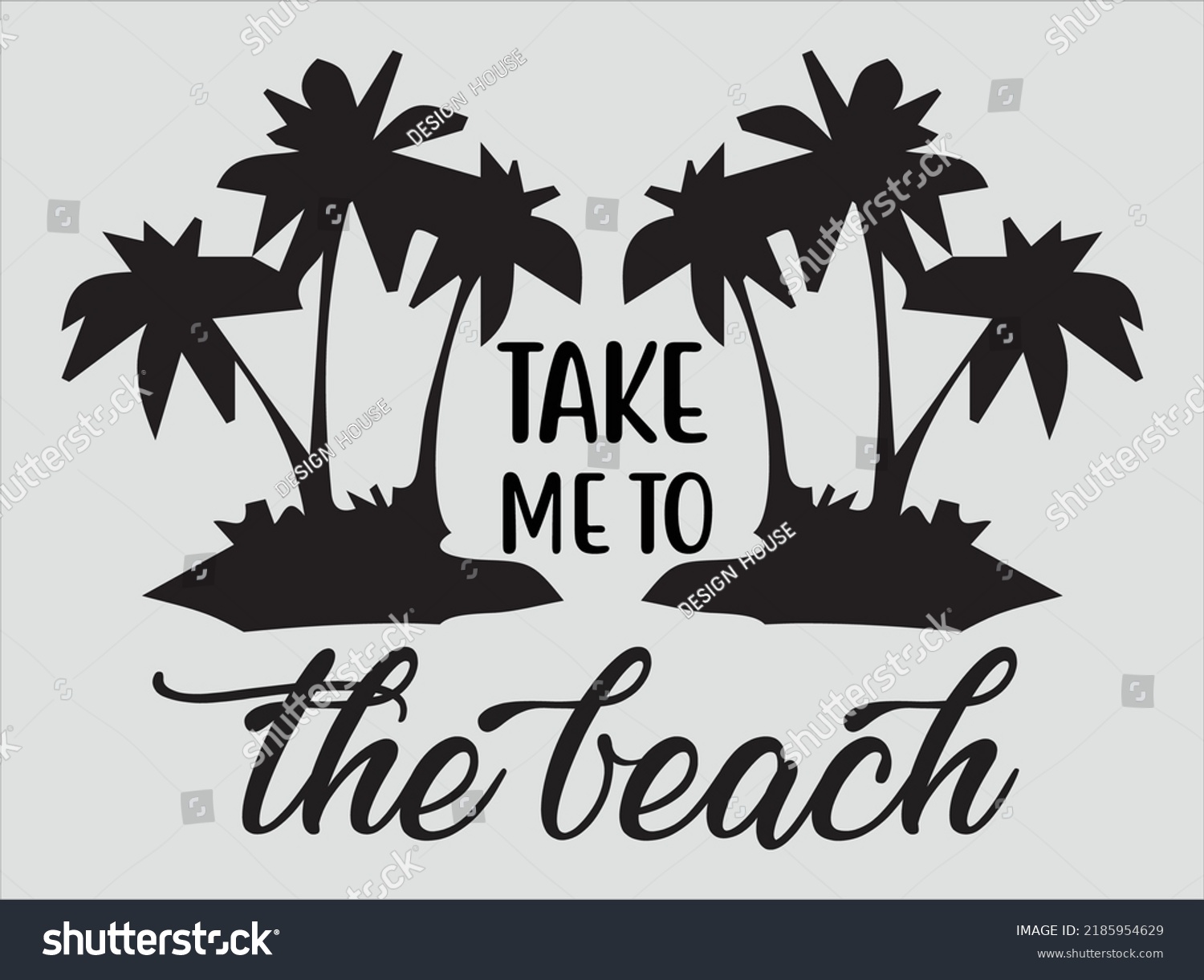 Summer Typography Tshirt Design Vector File Stock Vector Royalty Free