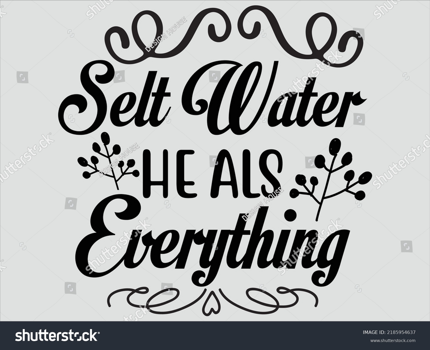 Summer Typography Tshirt Design Vector File Stock Vector Royalty Free