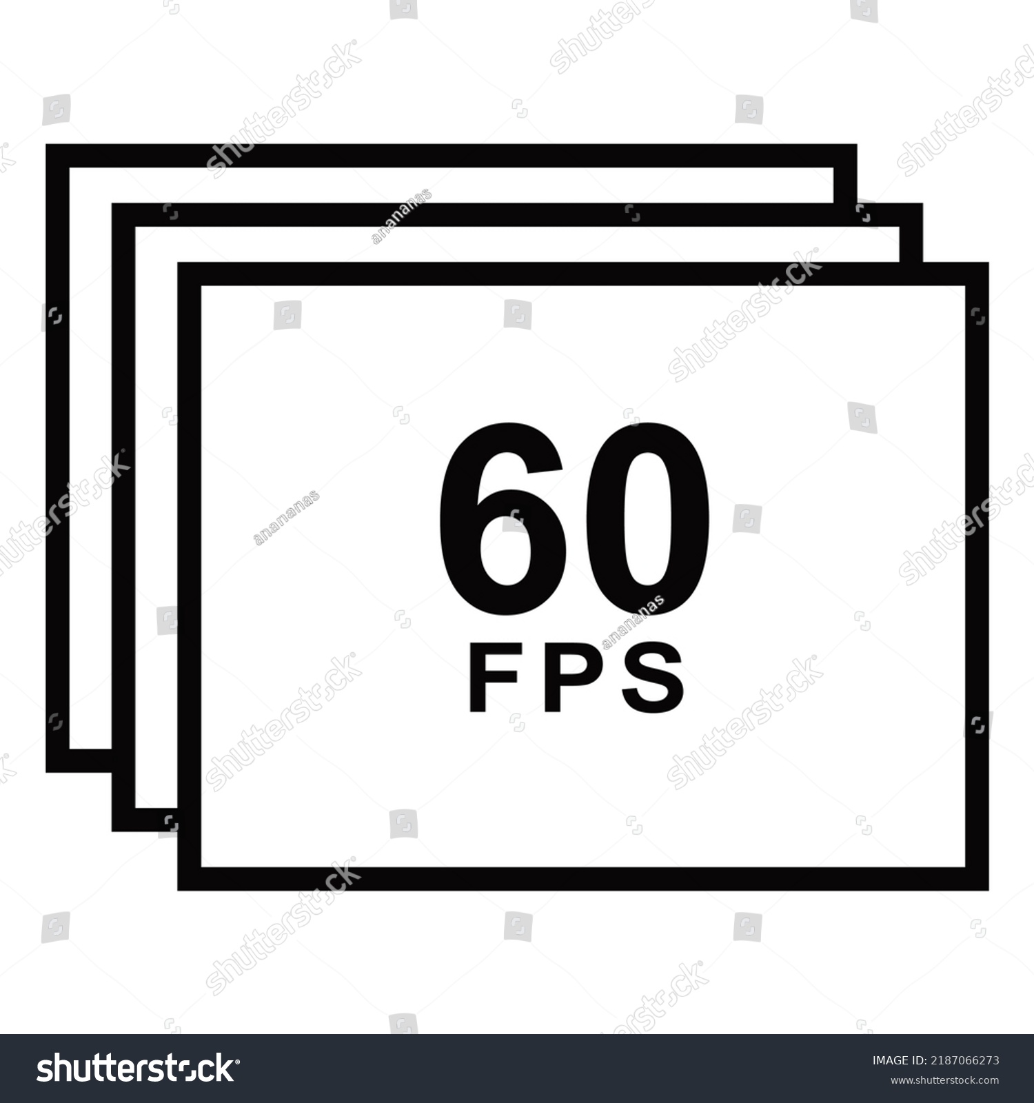 Frames Per Second Icon 60 Fps Stock Vector (Royalty Free) 2187066273 ... Frames Per Second Icon 60 Fps Stock Vector (Royalty Free) 2187066273 ...