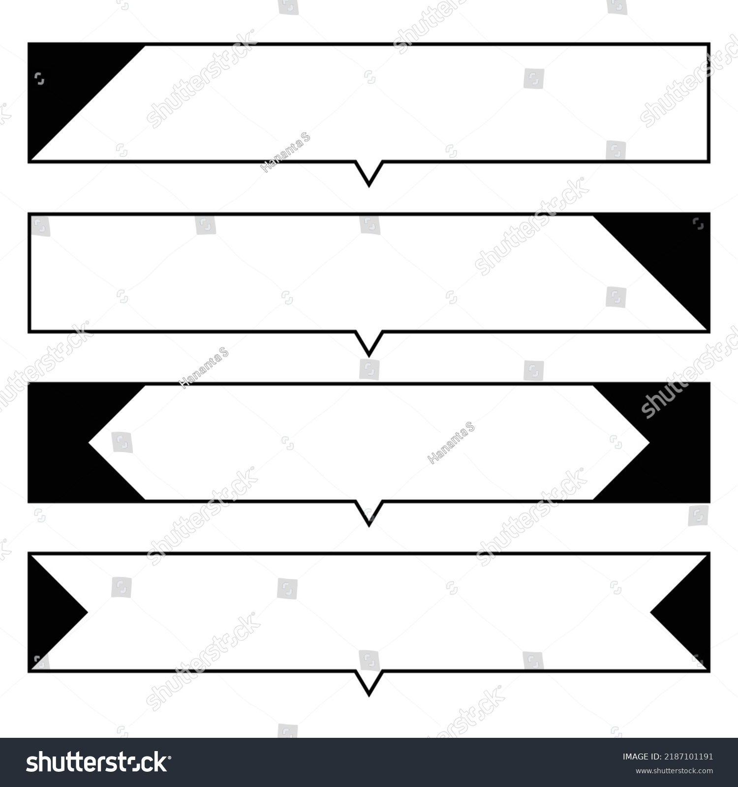 Vector Collection Set Dialog Box Designs Stock Vector Royalty Free