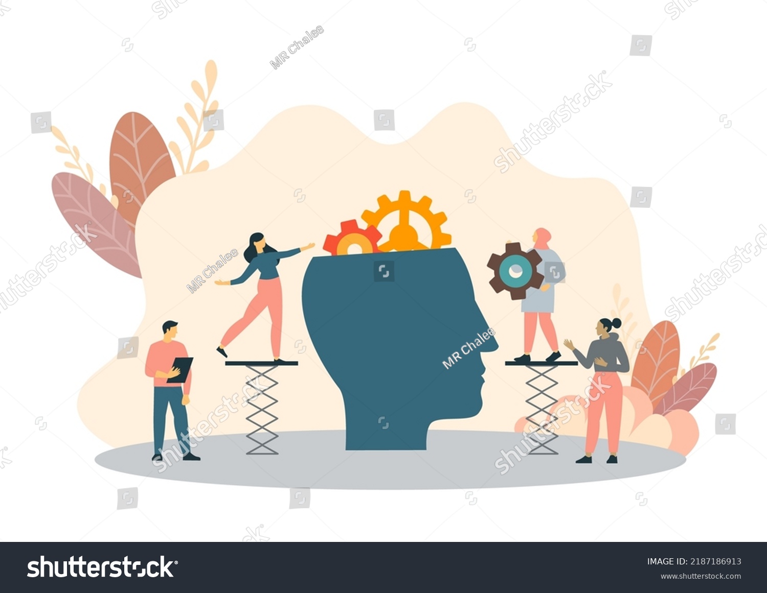 Mental Health Care Treatment Vector Illustration Stock Vector (Royalty ... Mental Health Care Treatment Vector Illustration Stock Vector (Royalty ...