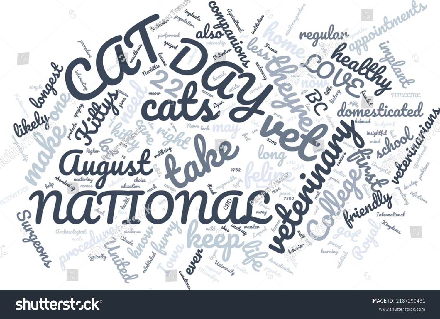 National Take Your Cat Vet Day Stock Vector (Royalty Free) 2187190431 ... National Take Your Cat Vet Day Stock Vector (Royalty Free) 2187190431 ...